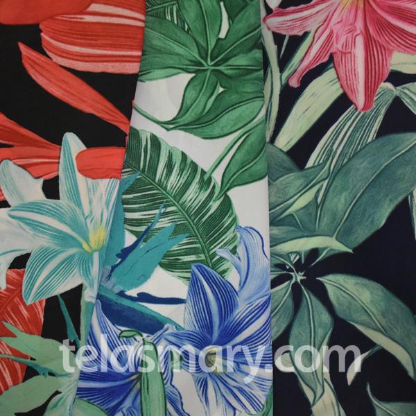 Seda Estampada 27917 Comprar Telas de Verano 2018. TELASMARY